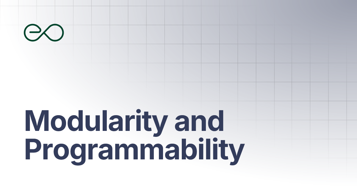 Modularity and Programmability | EO